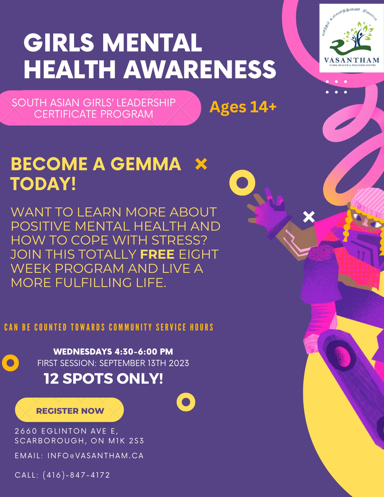 Girls Mental Health Awareness – Vasantham.ca