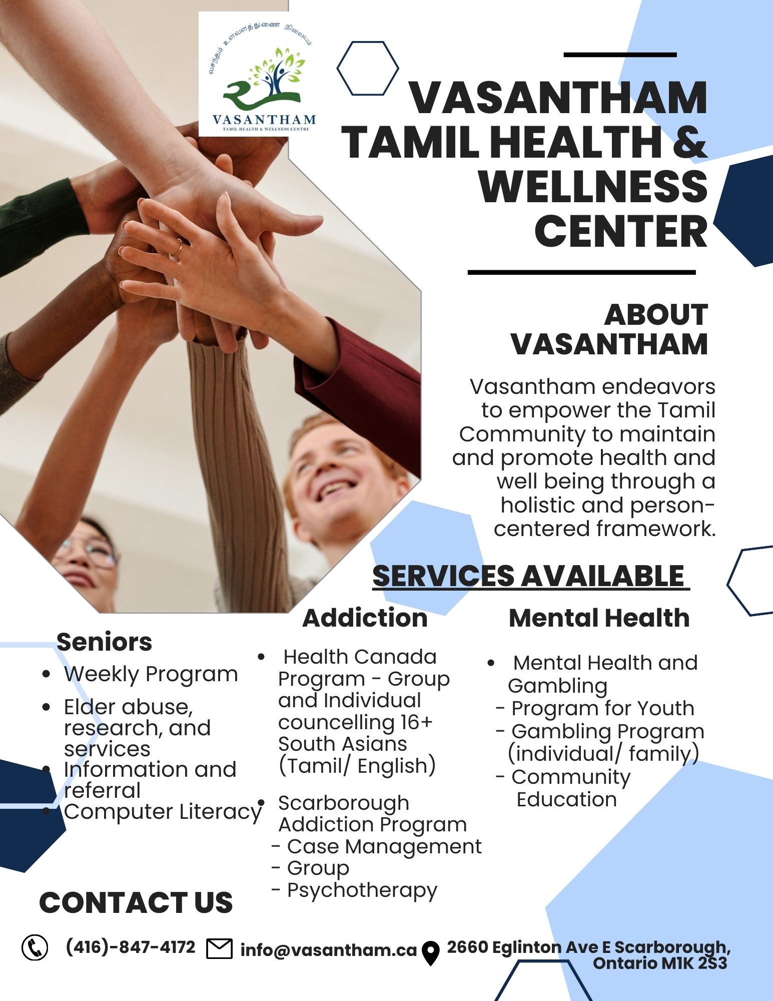 Vasantham Services – Vasantham.ca
